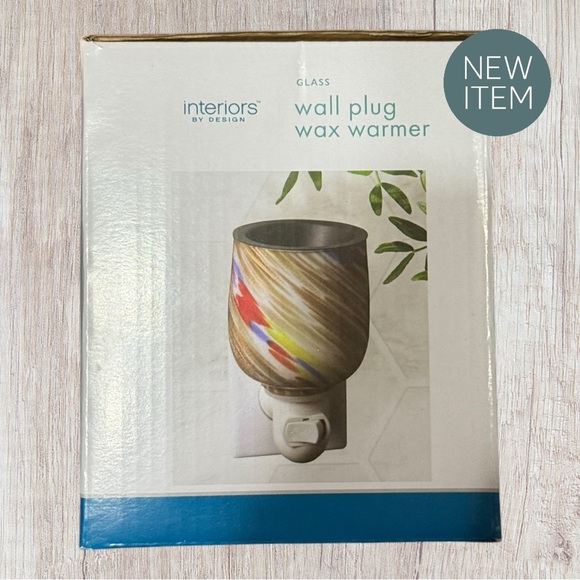 Interiors By Design | Accents | Glass Nwt Multicolor Wall Plug Wax ...